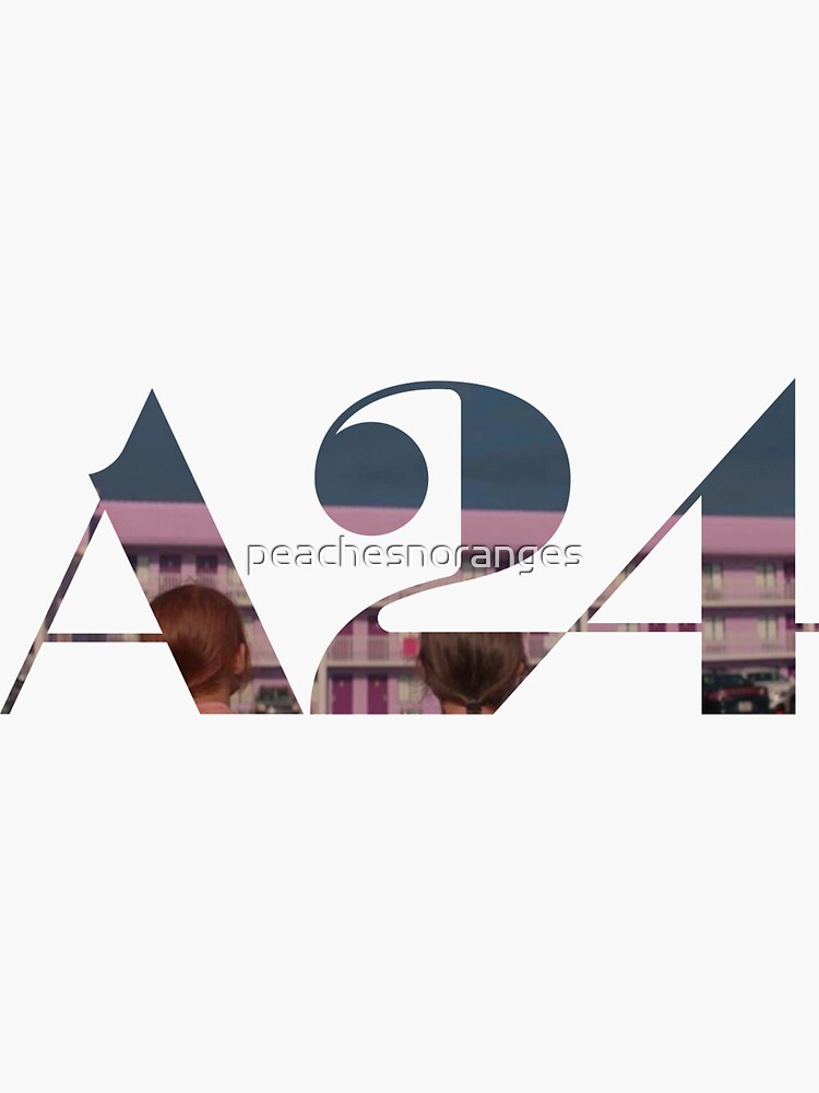 "A24 / THE FLORIDA PROJECT" Sticker for Sale by peachesnoranges | Redbubble
