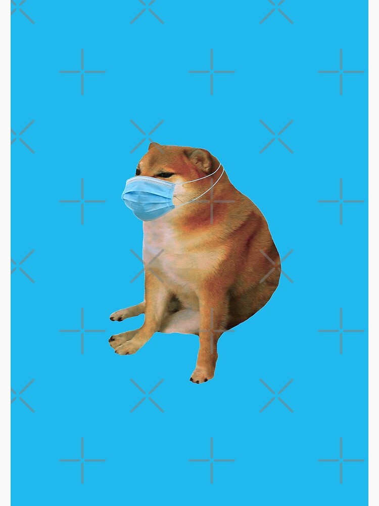 Cuaderno de espiral «Máscara de Cheems Doge» de DonatasSab | Redbubble