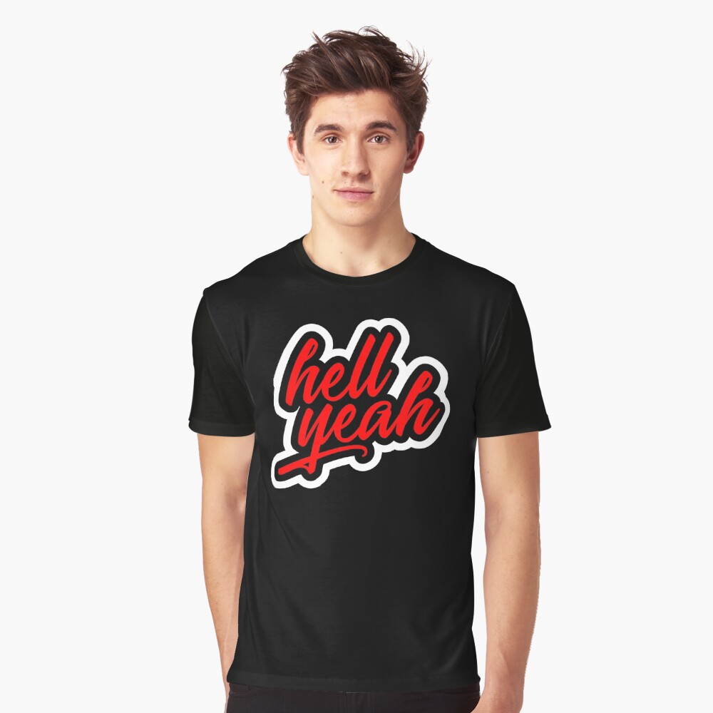 "Hell Yeah!" Sticker for Sale by ShaykhUmer | Redbubble