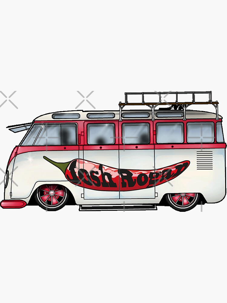 "Rogan Livery 23 Window Samba " Sticker for Sale by Josh-Rogan | Redbubble
