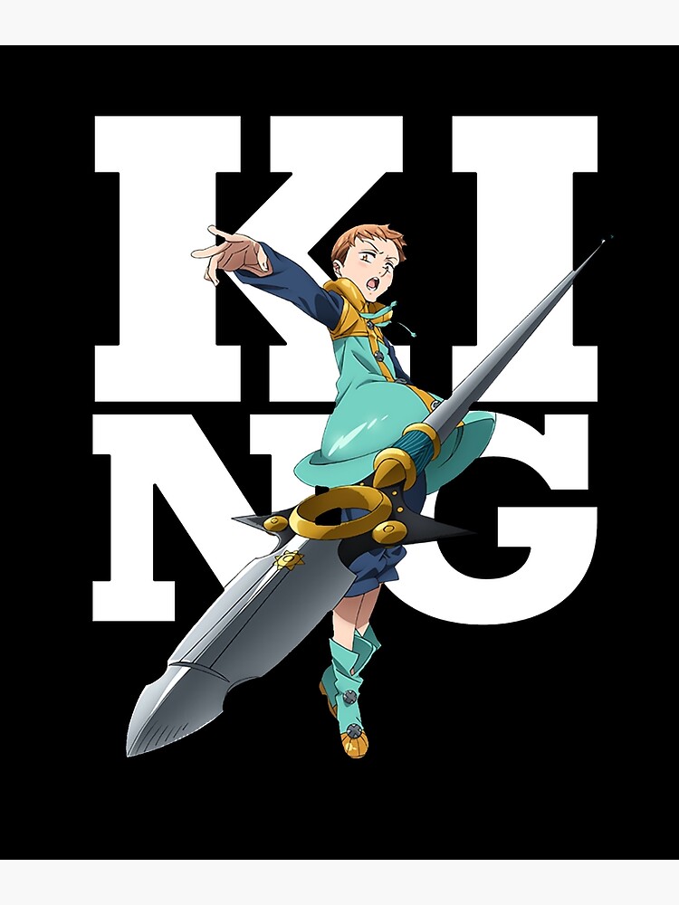 Póster «7 pecados capitales rey, nanatsu no taizai, 7ds» de Anime-Dude ...
