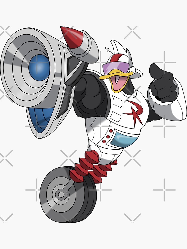 "Gizmoduck " Sticker for Sale by FalChi | Redbubble