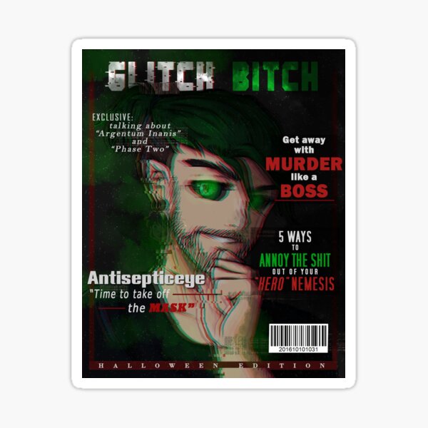 "Anti on a magazine cover" Sticker for Sale by tezmaniara | Redbubble