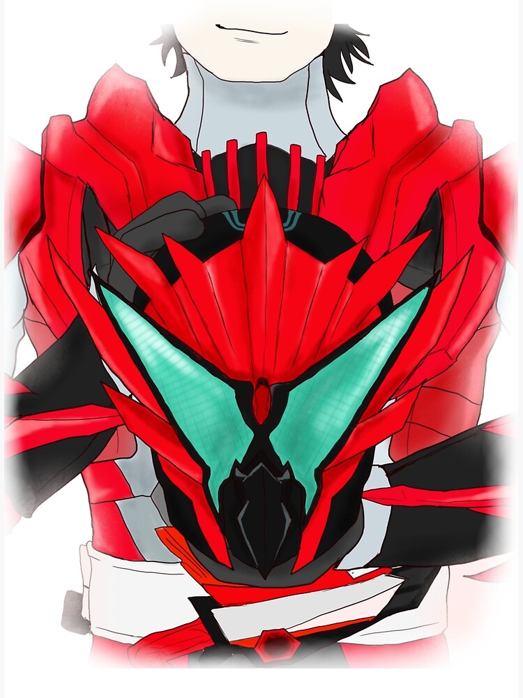 Póster «Kamen Rider Zero One: Burning Falcon Helmet - Estilo de ...