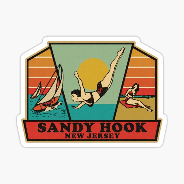 Pegatina «Vinilo decorativo vintage Sandy Hook New Jersey» de ...