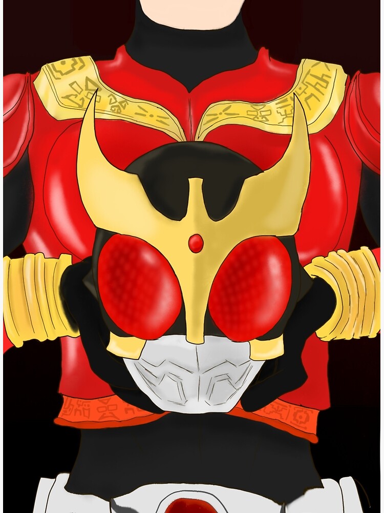 "Kamen Rider Kuuga Helmet" Poster for Sale by AidanCreamPop | Redbubble