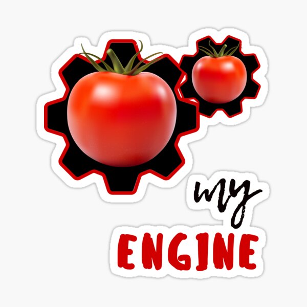 "Tomato engine" Sticker by maGGurG | Redbubble
