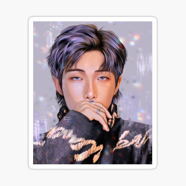 "Namjoon" Sticker for Sale by MobinaDrawings | Redbubble