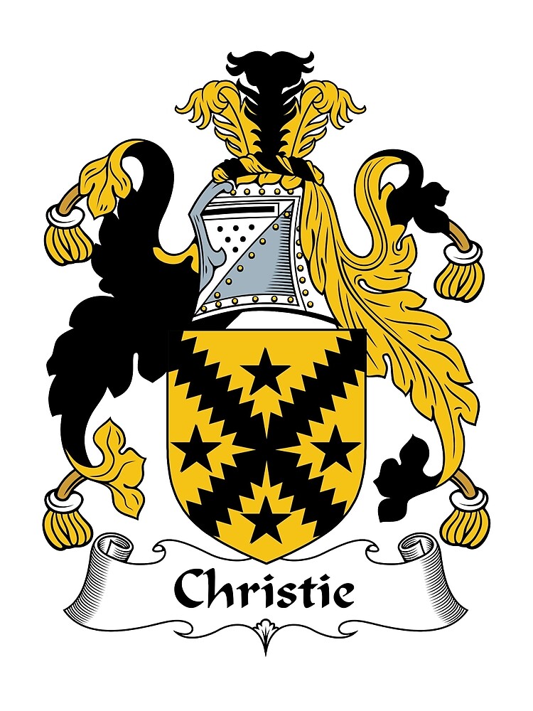 "Christie Coat of Arms / Christie Family Crest" Drawstring Bag for Sale ...