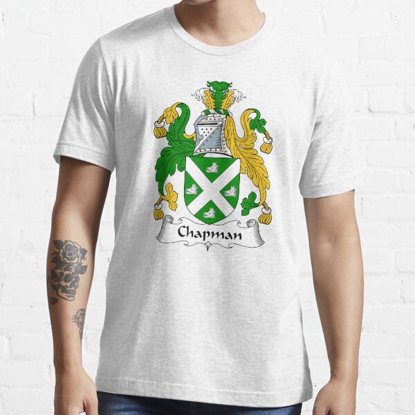 "Chapman Coat of Arms / Chapman Family Crest" T-shirt for Sale by ...
