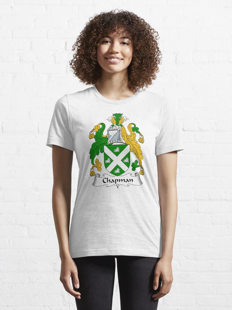 "Chapman Coat of Arms / Chapman Family Crest" T-shirt for Sale by ...