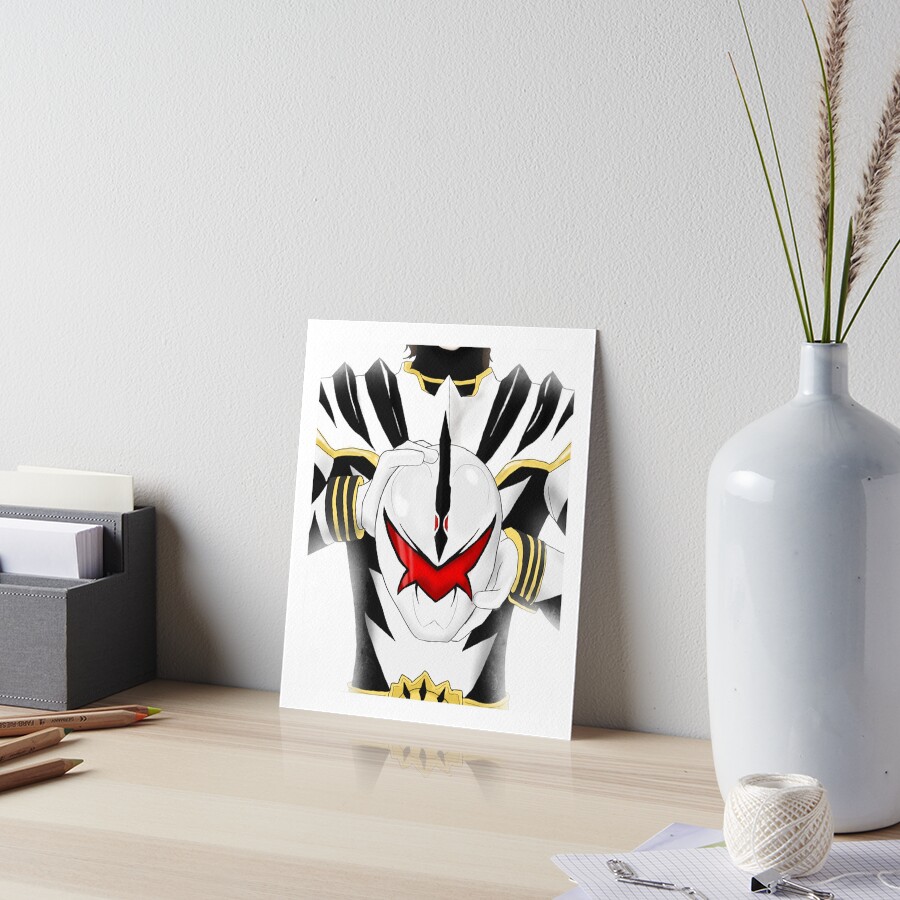 "Power Rangers Dino Thunder White Ranger/ Abarekiller " Art Board Print ...