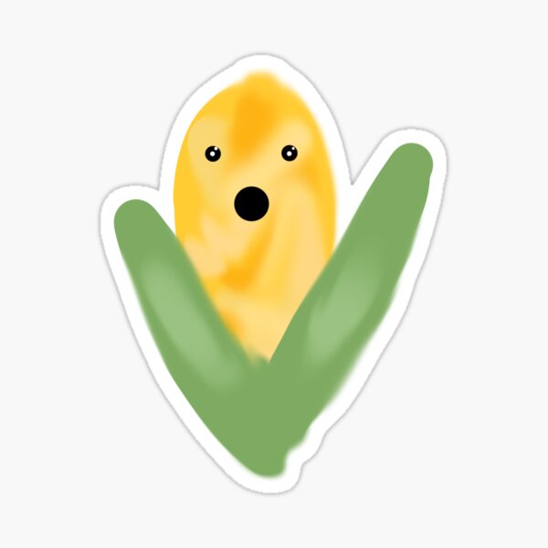 "maíz" Sticker for Sale by Abihanna05 | Redbubble
