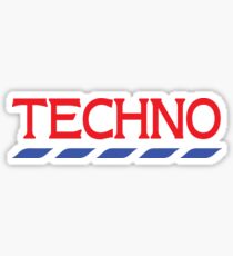 Techno: Stickers | Redbubble