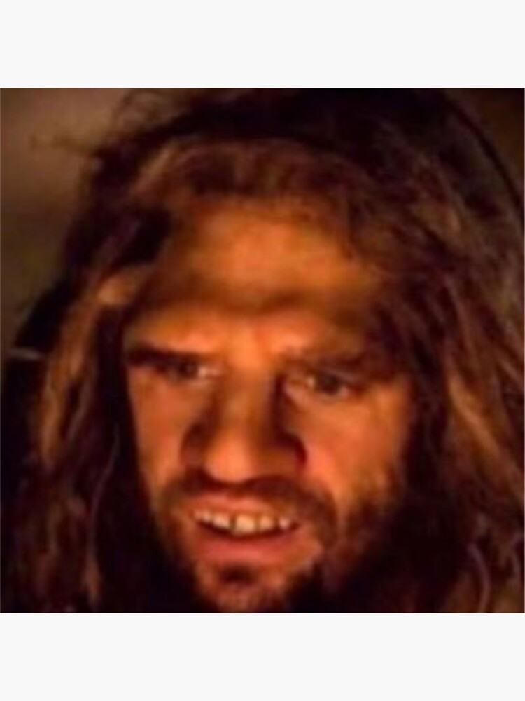 "Caveman Meme" Sticker by 1stMemesShop | Redbubble
