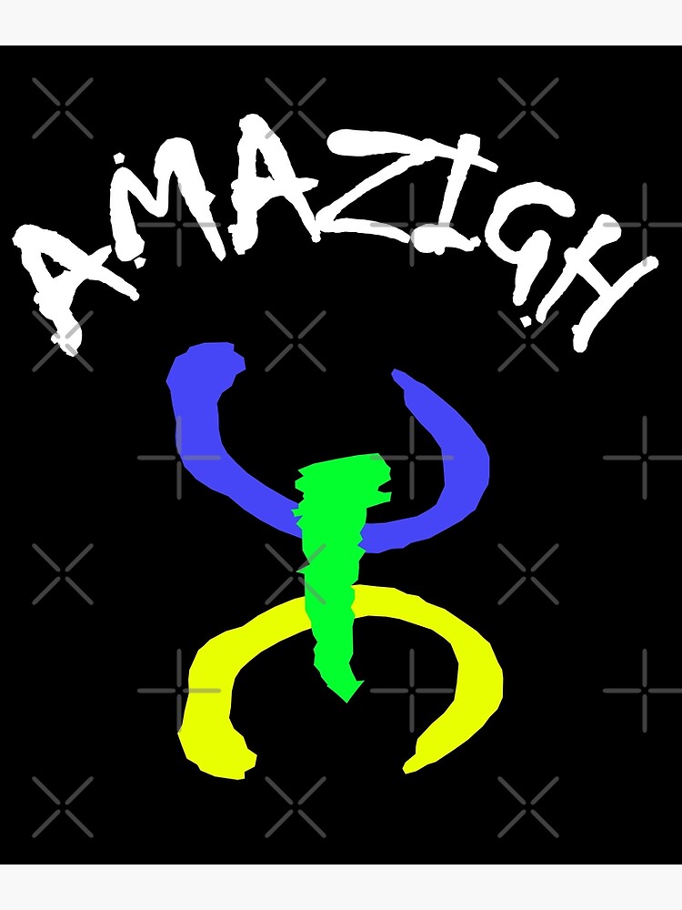 "Amazigh Tifinagh, Yaz Imazighen Symbol" Poster by redodaha | Redbubble