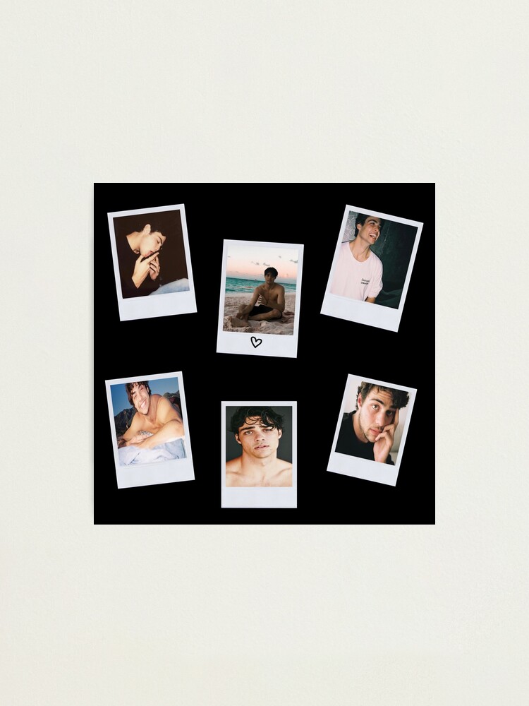 "Cute dreamy Noah Centineo picture collage" Photographic Print by MNCO ...