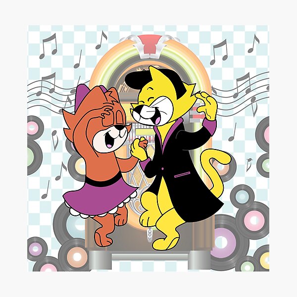 "Top Cat the Renegade Teddy Boy dances with his partner!" Photographic ...