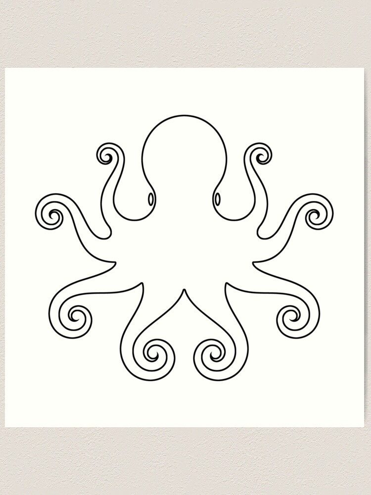 Octopus Stencil Pattern
