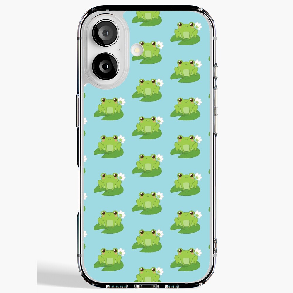 "Cute Frog on Lily Pad" Sticker for Sale by KaraKingDesign | Redbubble