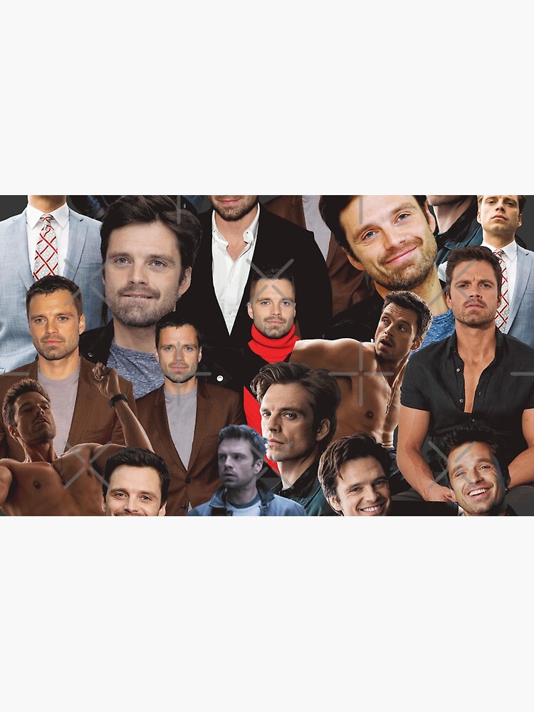 " Sebastian Stan photo collage" Coffee Mug for Sale by mahmoudrakha ...