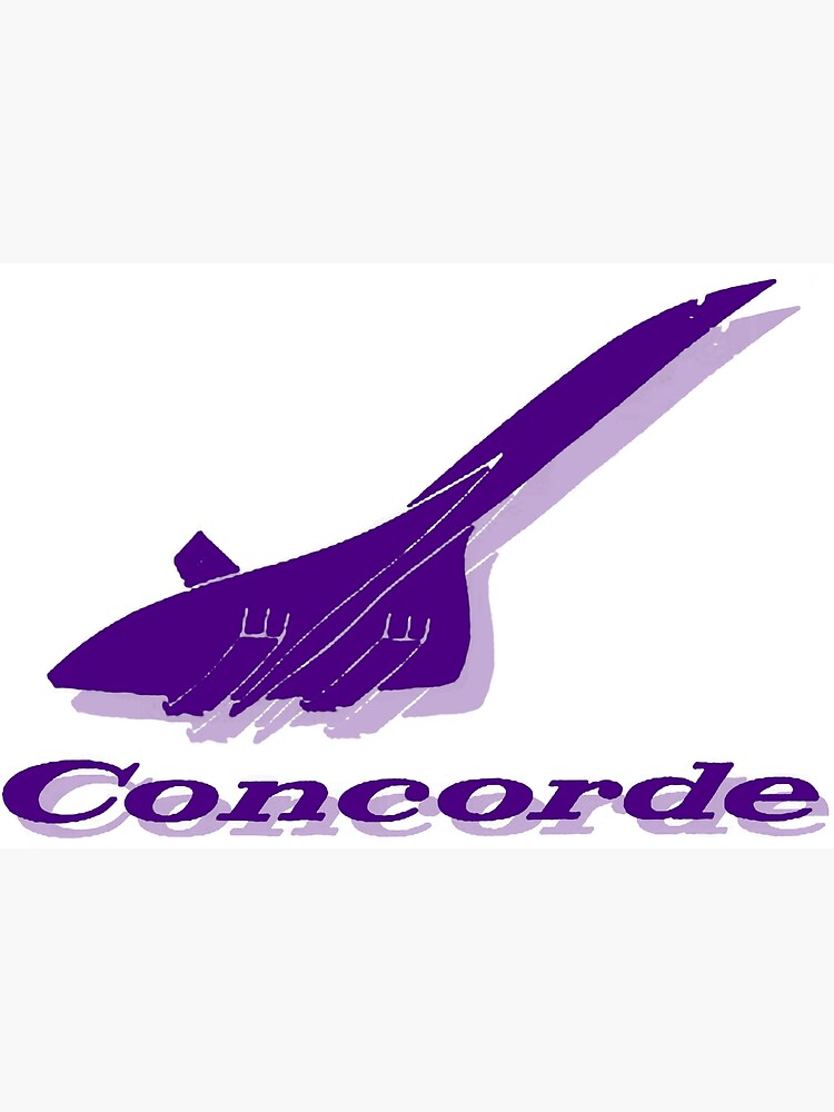 "Concorde Logo Classic Retro" Poster for Sale by empanadilla | Redbubble