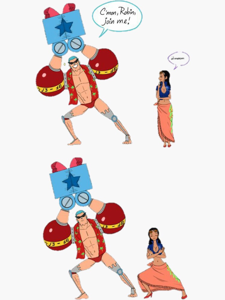 Franky X Robin Sticker For Sale By Hh Weeb Redbubble