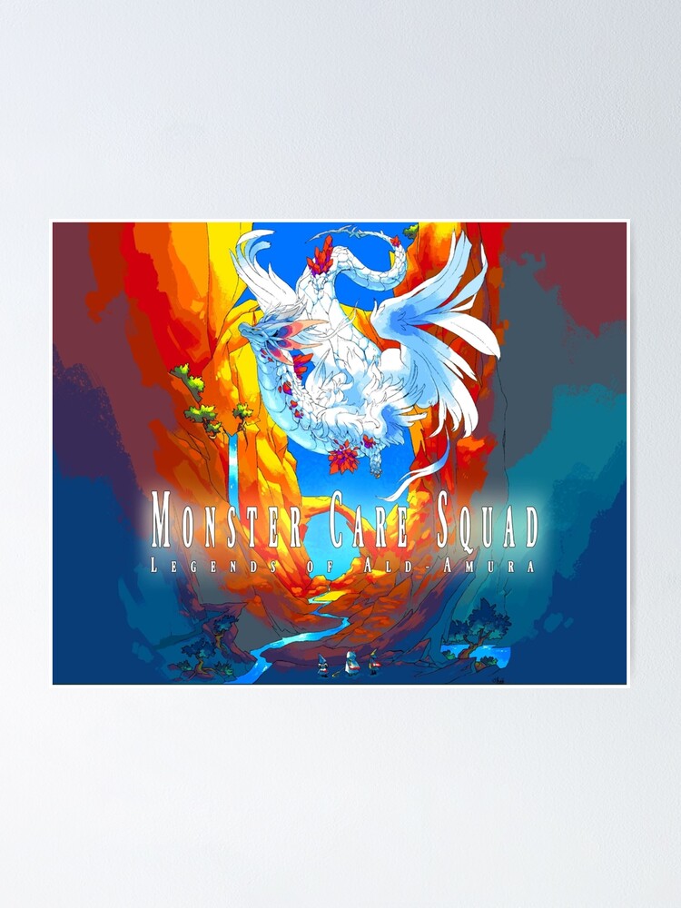 "MONSTER CARE SQUAD: legends of Ald-Amura" Poster for Sale by Barking ...