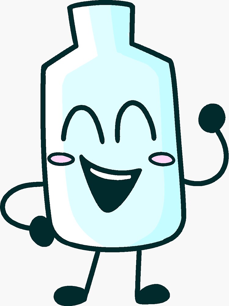 "BFDI Bottle" Sticker for Sale by anomalocariss | Redbubble