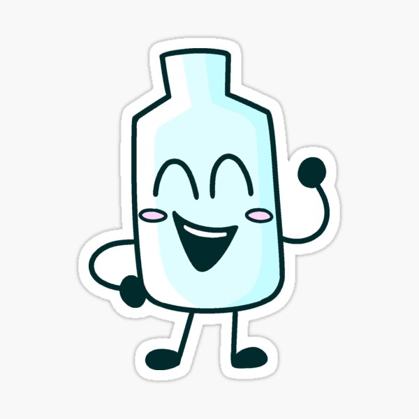 "BFDI Bottle" Sticker for Sale by anomalocariss | Redbubble