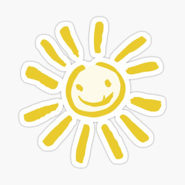 "smile sunshine: unilateral cleft (left side)" Sticker for Sale by ...