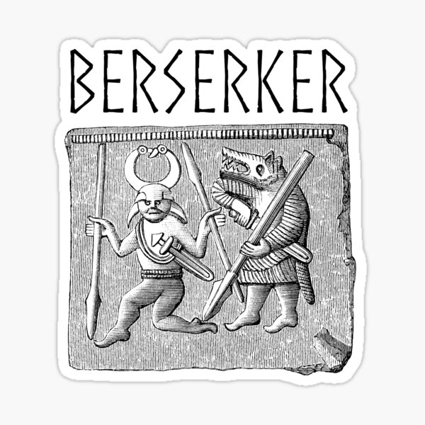 "BERSERKER" Sticker for Sale by DotorEaon | Redbubble