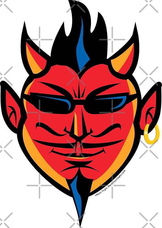 "Pop Art Devil" by Russ Fagle Magichammer.com | Redbubble