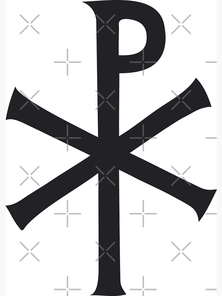"Chi Rho Symbol" Poster for Sale by Shav | Redbubble