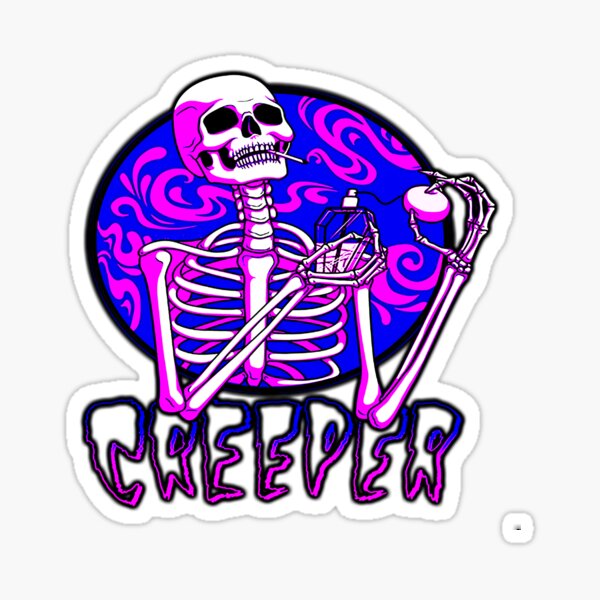 "the best design creeper band " Sticker for Sale by ehelversen2h ...