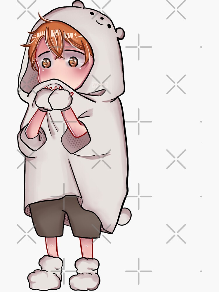 Kawaii Chibi Mafuyu Satou Sticker For Sale By Vyxnilla Redbubble