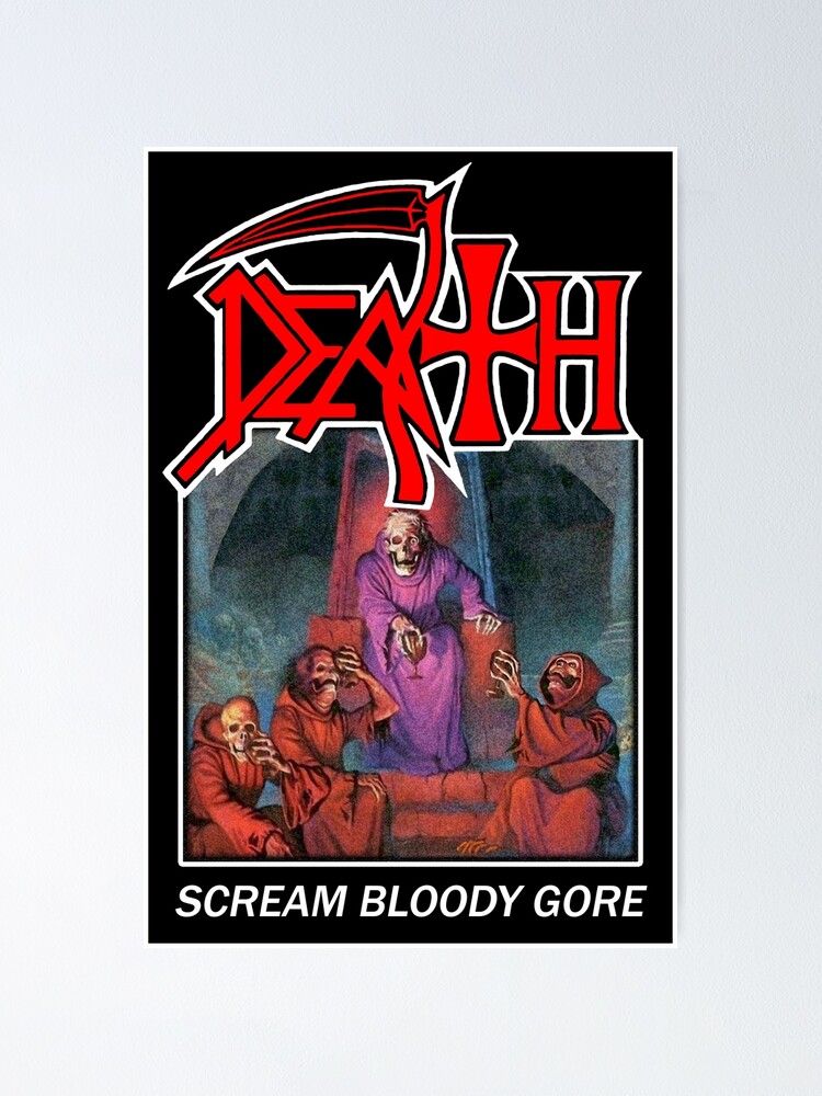 "Death - Scream Bloody Gore" Poster for Sale by BristolHummm | Redbubble