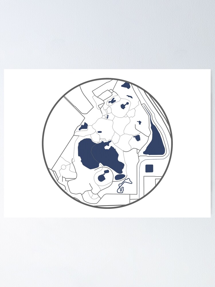 "SeaWorld Orlando Road Map" Poster by bryand100501 | Redbubble