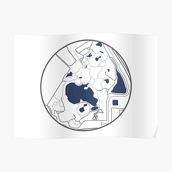 "SeaWorld Orlando Road Map" Poster by bryand100501 | Redbubble