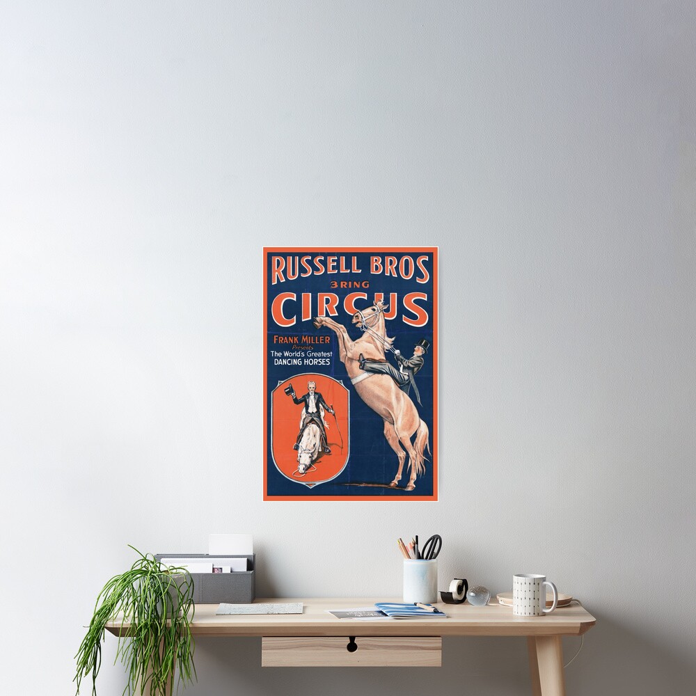 "Russell Bros Circus" Poster for Sale by RosarioDesigns | Redbubble