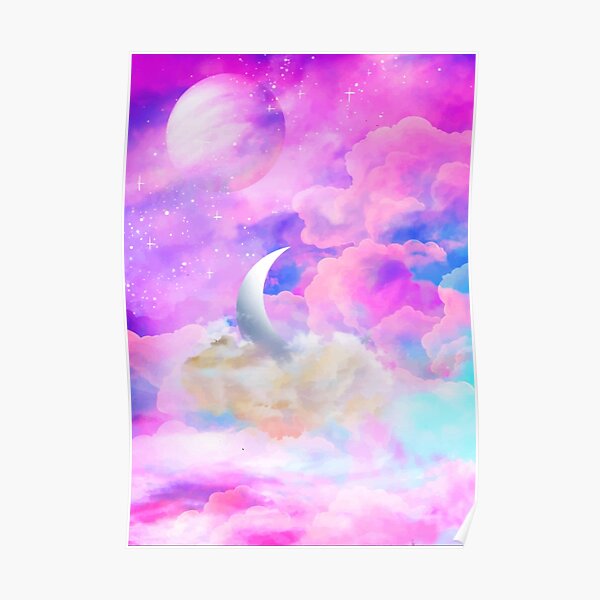 "Colorful Sky Abstract" Poster for Sale by chowyz | Redbubble