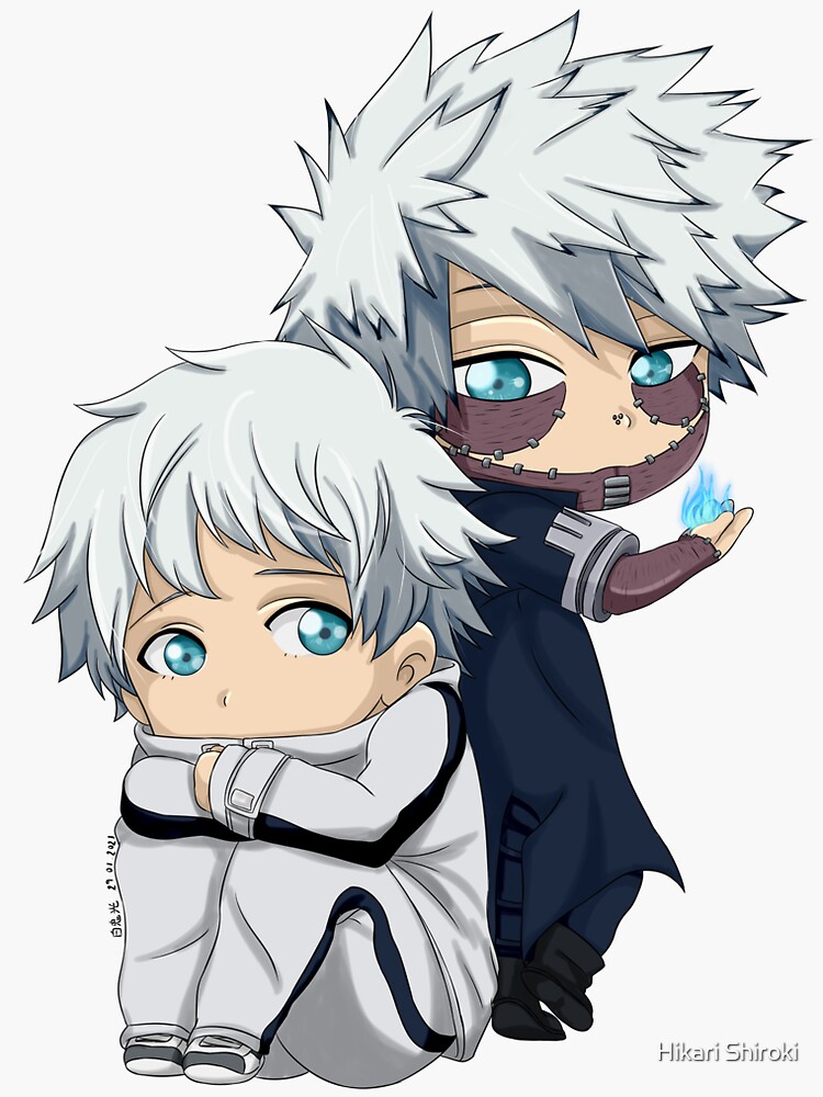 Pegatina «Chibi Touya Todoroki» de hikarishiroki | Redbubble