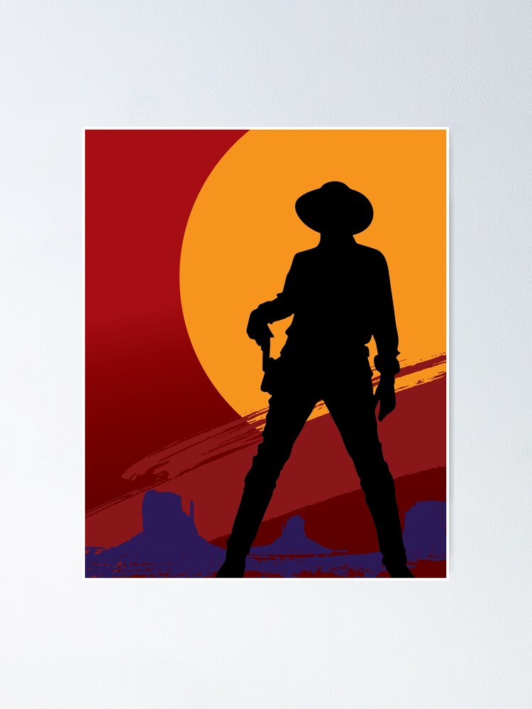 "Spaghetti Western" Poster for Sale by BLVDdesign | Redbubble