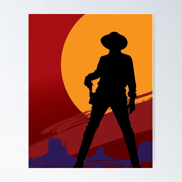 "Spaghetti Western" Poster for Sale by BLVDdesign | Redbubble