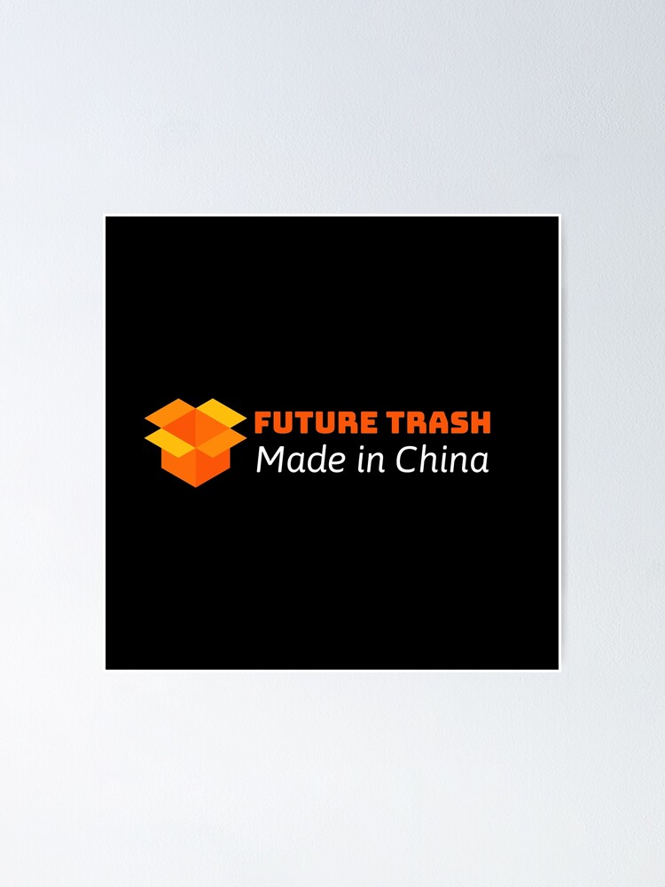 "Future Trash" Poster by ReRevolution | Redbubble
