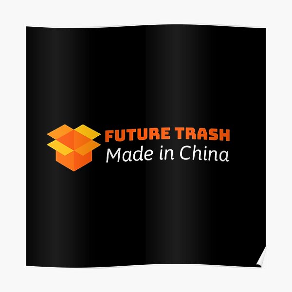 "Future Trash" Poster by ReRevolution | Redbubble