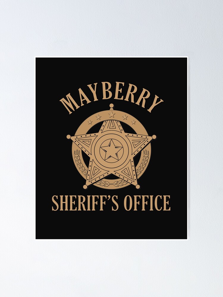 "Andy Griffith Show | Mayberry Sheriff's Office Classic TV" Poster for ...