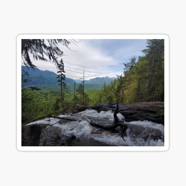 "Water Over The Edge Of The Cliff" Sticker for Sale by rasp3700 | Redbubble