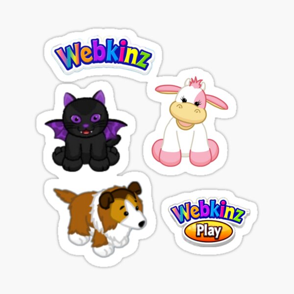 "Webkinz Sticker Pack" Sticker for Sale by KlareDesteen | Redbubble