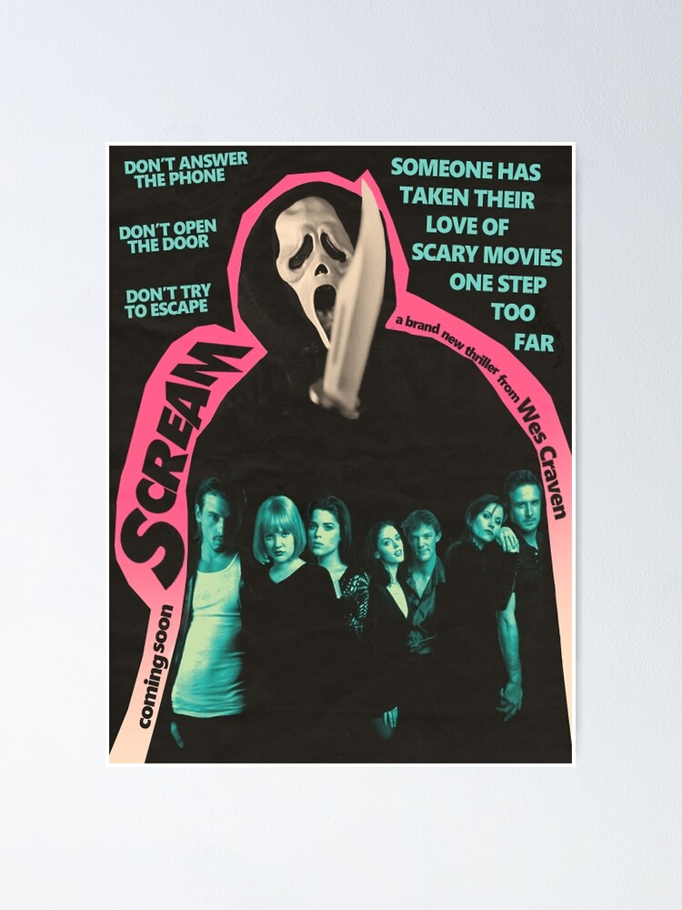 "Scream Movie" Poster for Sale by josephtparker99 | Redbubble